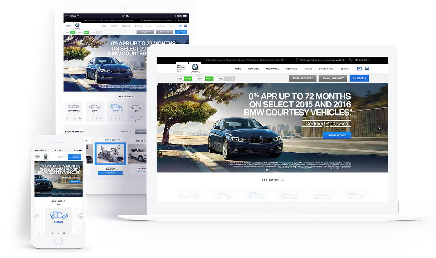 BMW VA Dealer Website Design Case Study | Fuselab Creative