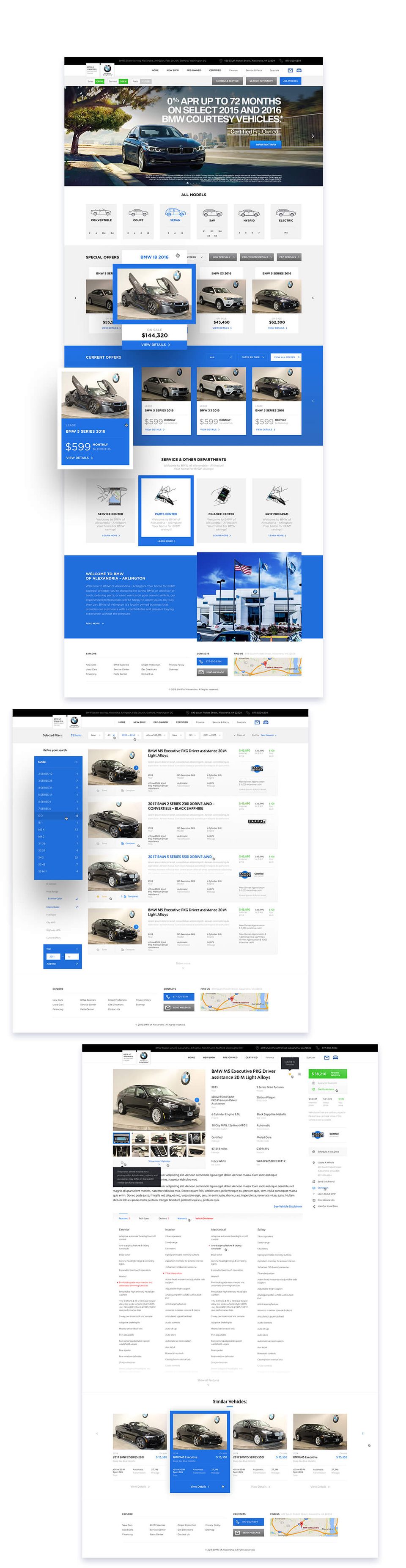 BMW VA Dealer Website Design Case Study | Fuselab Creative
