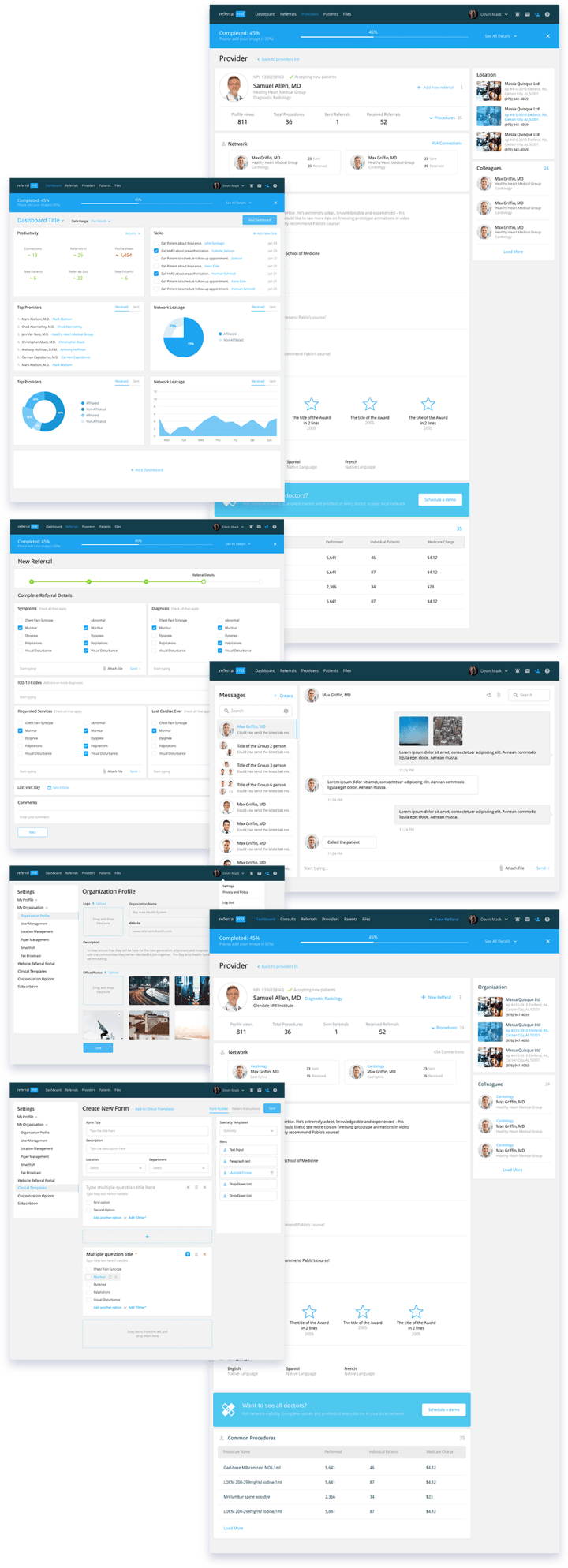 Referral MD UI/UX Design Case Study | Fuselab Creative