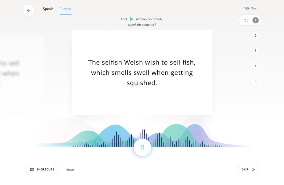 Mozilla Common Voice UI and Web Design Case Study