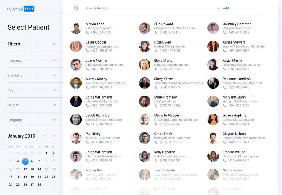 Referral MD Medical App Design Case Study | Fuselab Creative