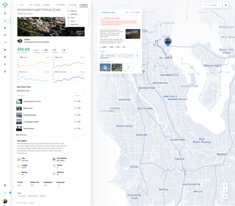 Geoturist Platform UI/UX Design | Fuselab Creative