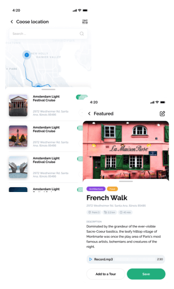 Geoturist Platform UI/UX Design | Fuselab Creative