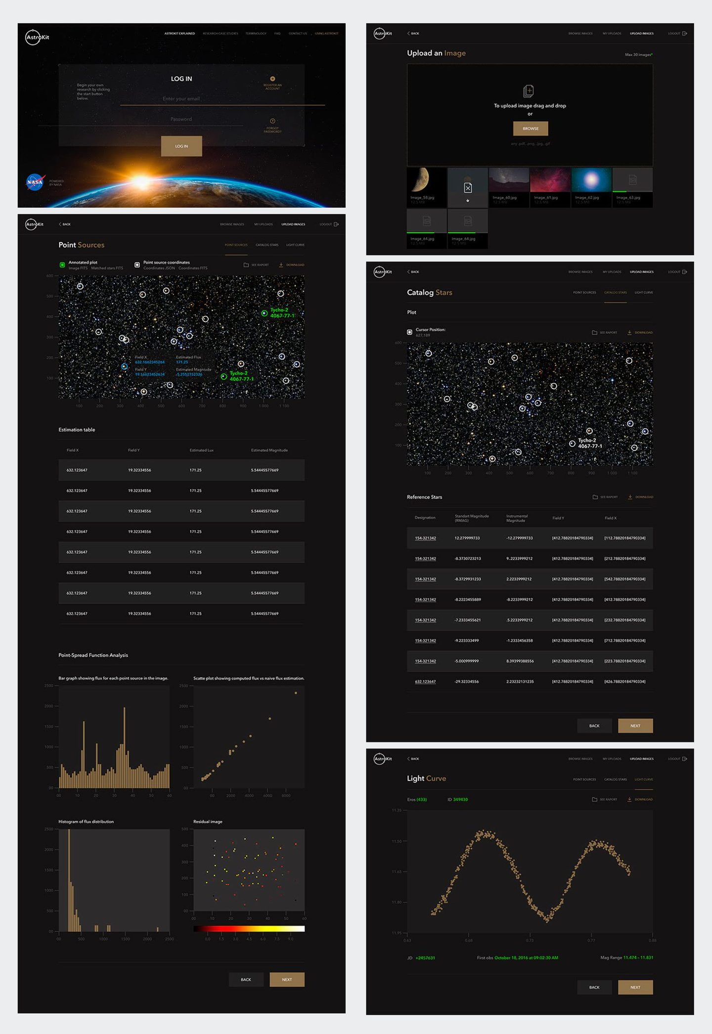 Astro Kit Nasa UI/UX Design Case Study | Fuselab Creative