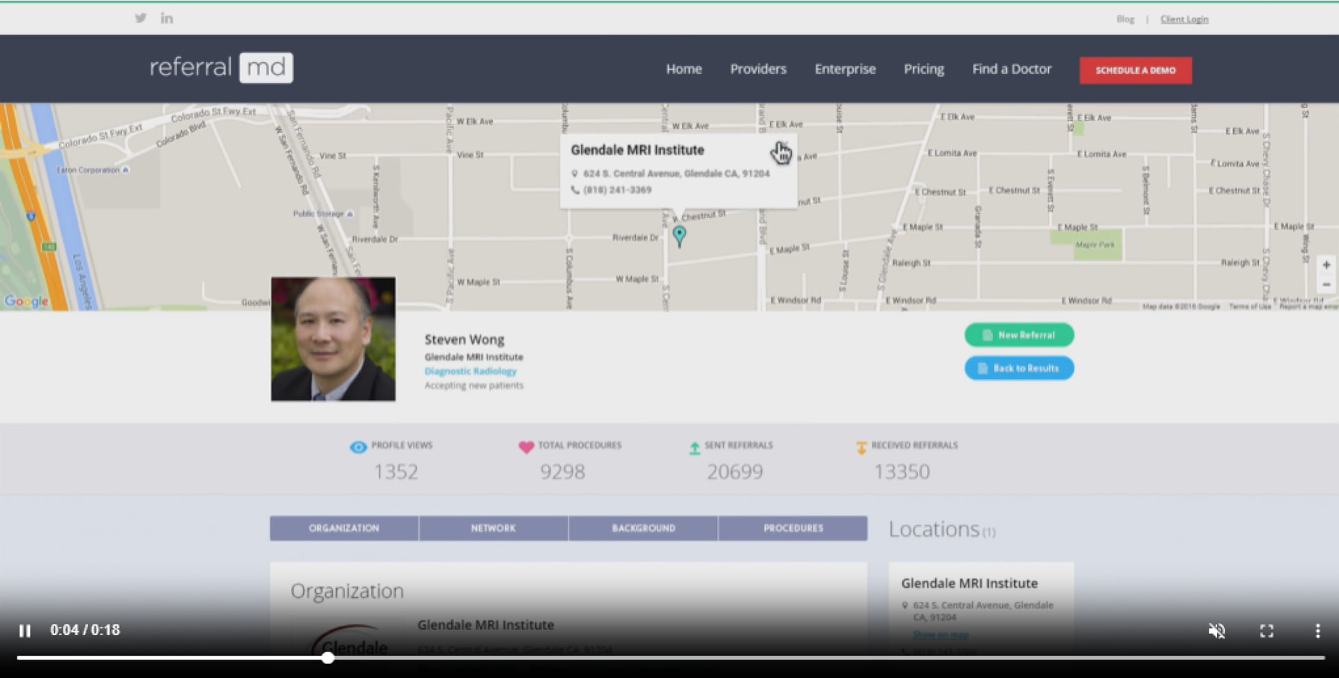 Referral MD UI/UX Design Case Study | Fuselab Creative